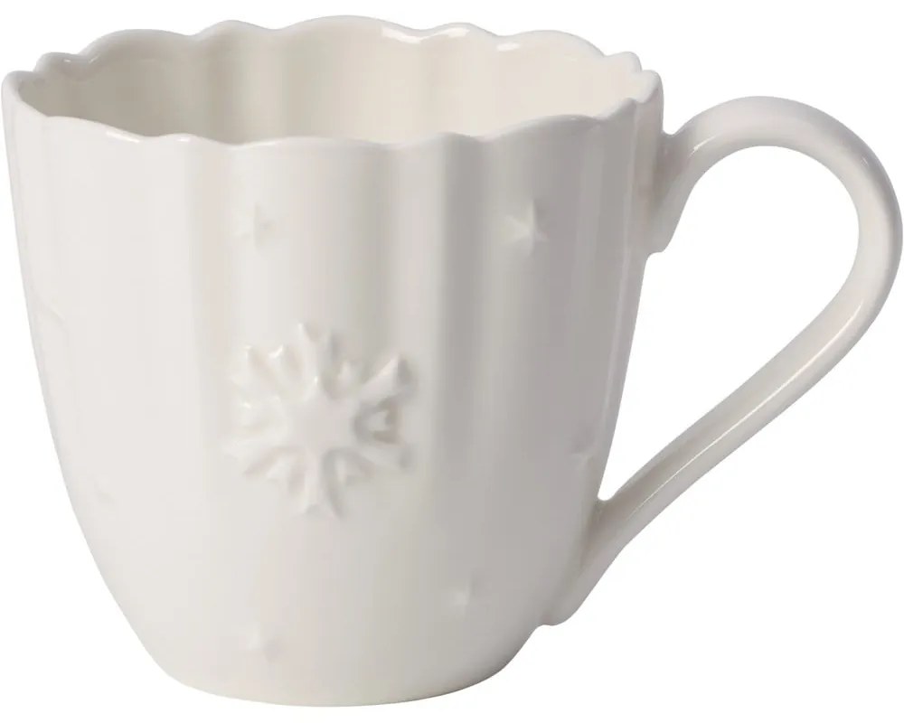 Bílý porcelánový hrnek s vánočním motivem Villeroy & Boch