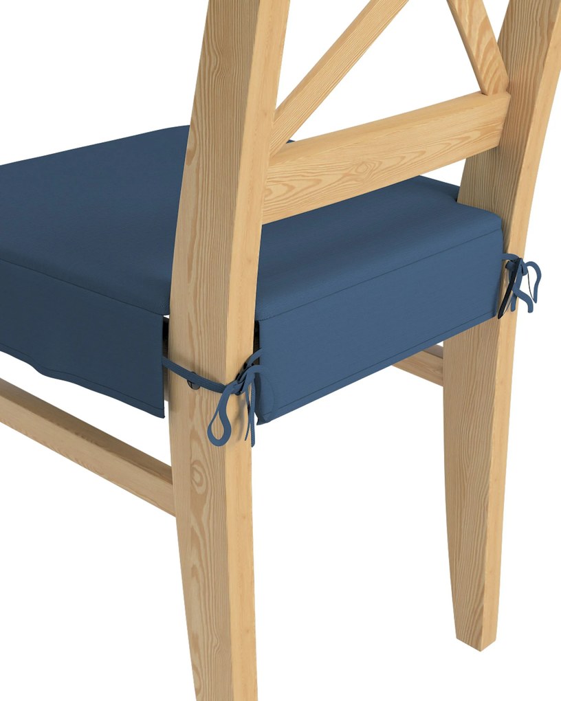 Sedák na židli IKEA Ingolf barva tmavě modrá