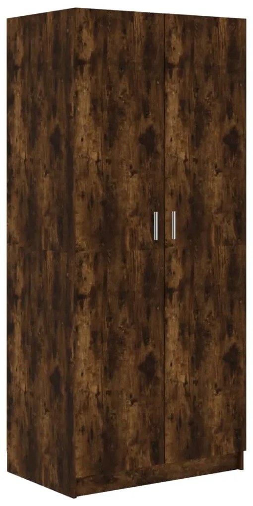 Šatní skříň kouřový dub 80 x 52 x 180 cm kompozitní dřevo,  815351