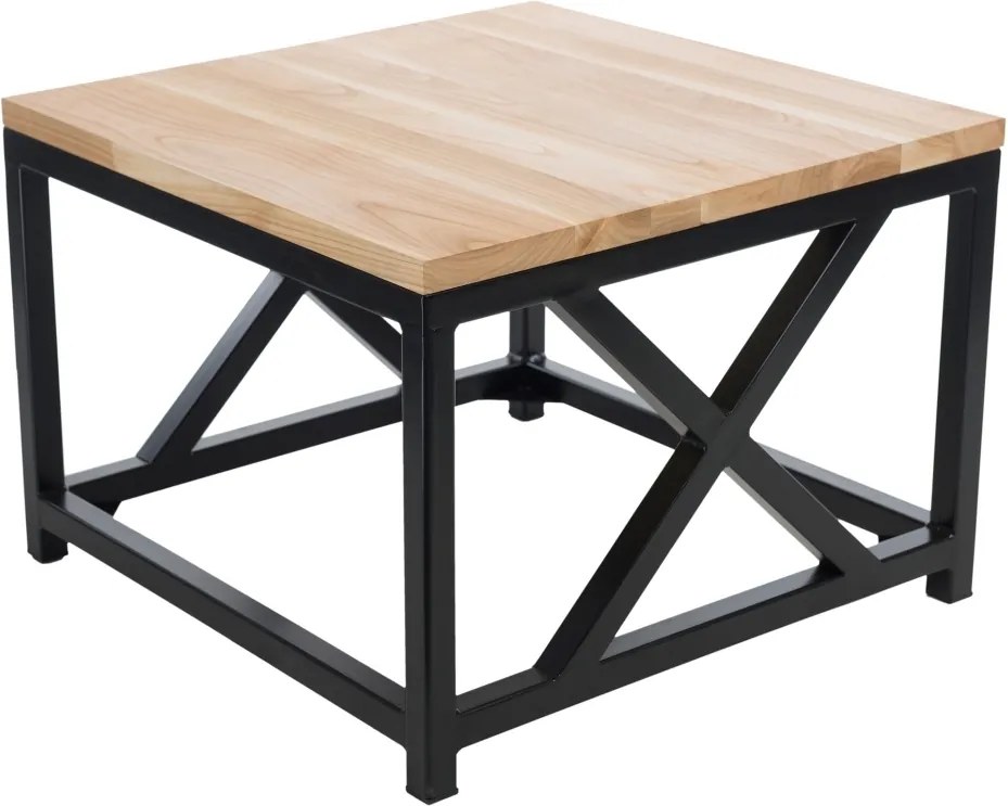 Konferenční stolek Flux 60x60 cm, jasný dub