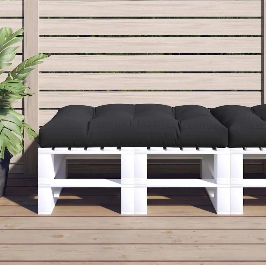 vidaXL Poduška na palety 120 x 80 x 12 cm textil [360521] Barva: Černá