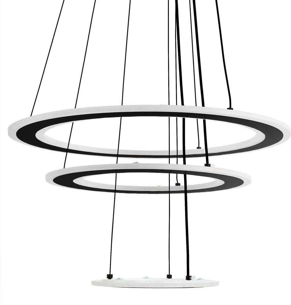 Toolight Toolight, LED stropní osvětlení 46cm, G040-3CP, černá, OSW-06307
