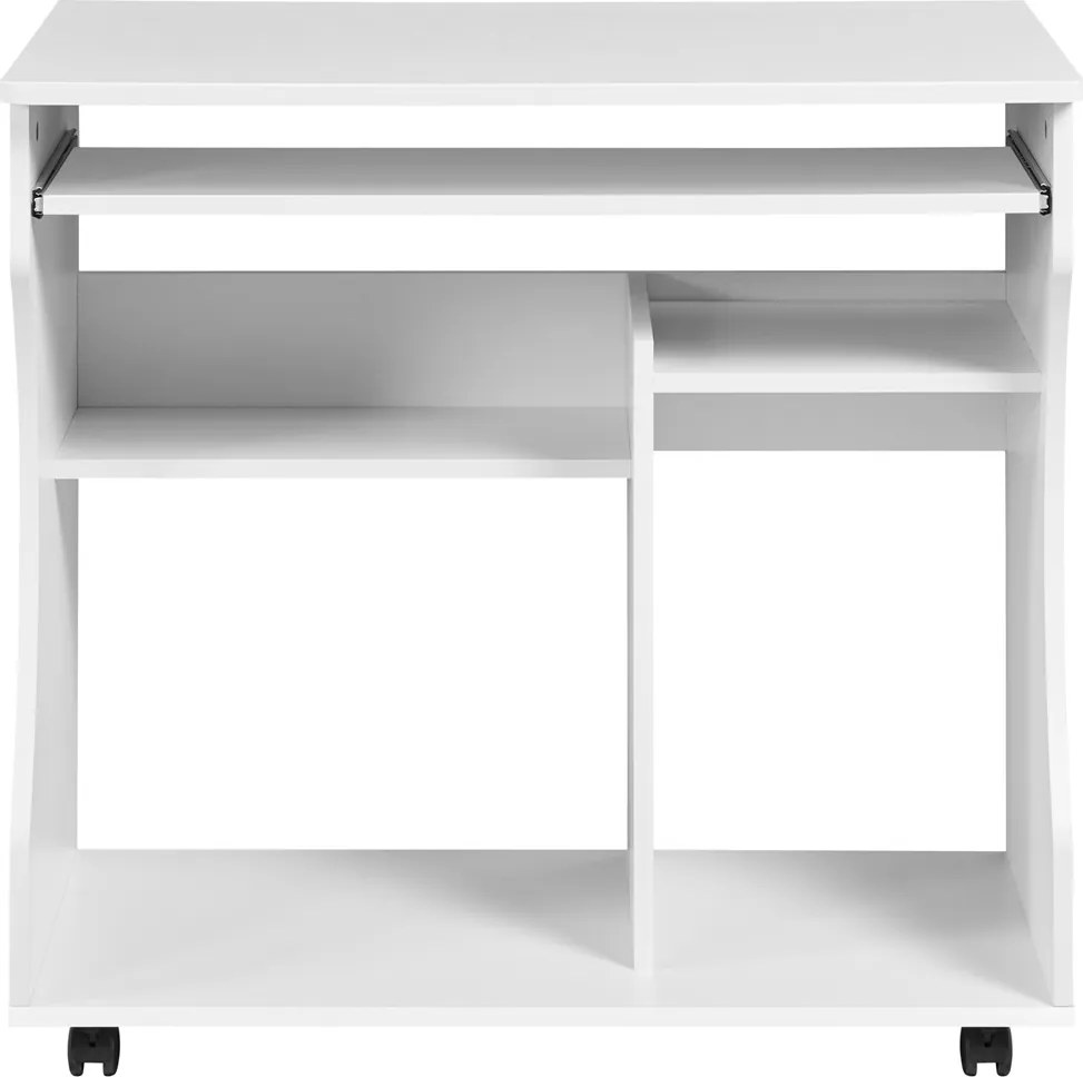 Psací stůl Yaheetech – bílá, 80 cm (délka) × 48 cm (šířka) × 76 cm (výška) (264773174225)
