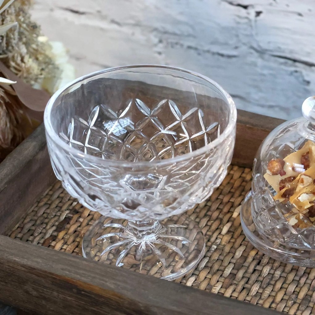 Chic Antique Skleněný pohár na dezerty Lorient Glass, čirá barva, sklo