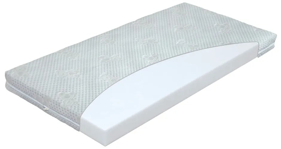 Středně tvrdá pěnová dětská matrace 90x200 cm Driemko Eco – Materasso