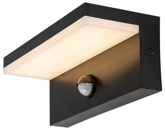 Rabalux 77115-LED Ven. nás. svítidlo se senzorem ZARAGOZA LED/9W/230V IP54 černá