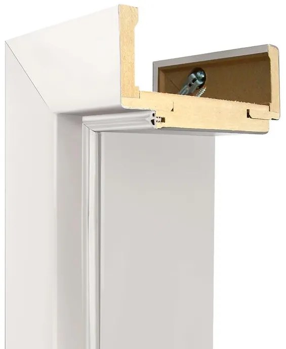 Zárubeň regulovatelná 80L 140-180 bílý