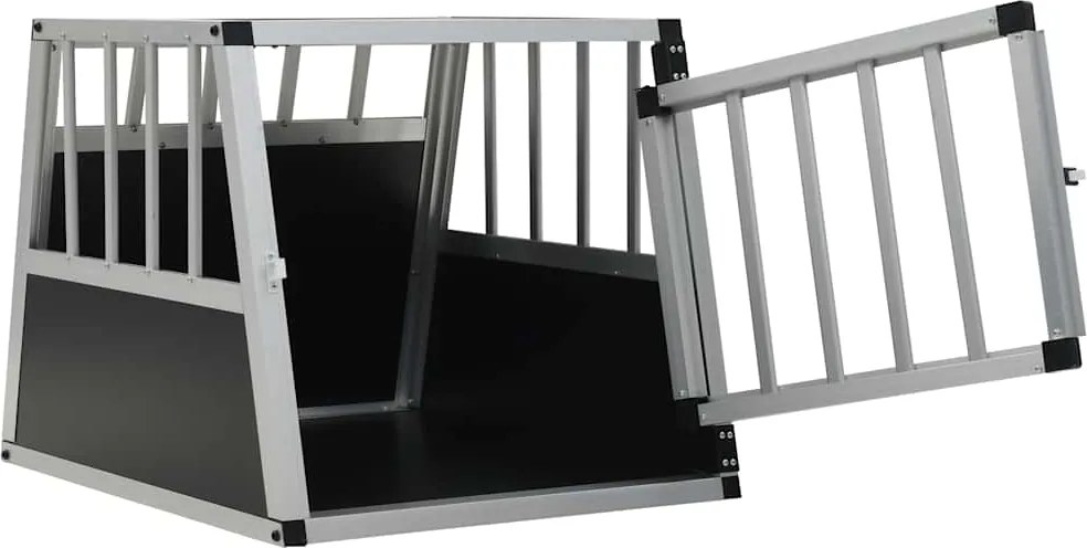Klec pro psy s jednokřídlými dvířky 54 x 69 x 50 cm 170666
