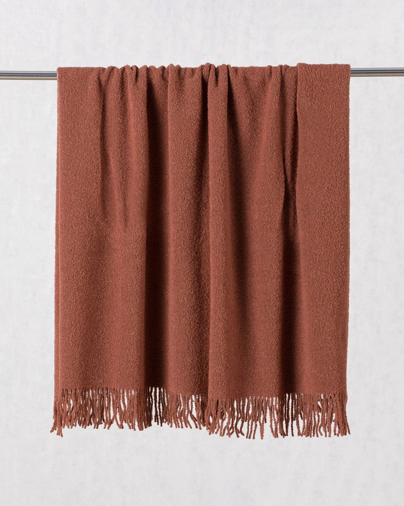 Pléd Boucle 140x200cm cinnamon