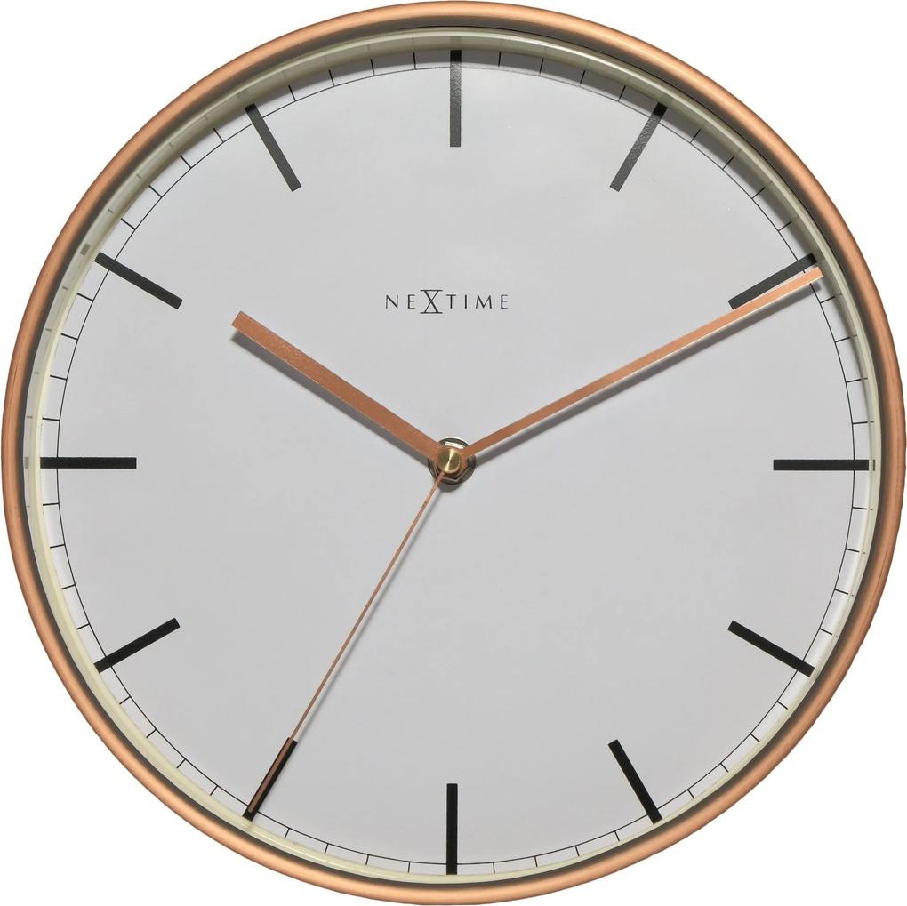 Nástěnné hodiny Company 25 cm bílé