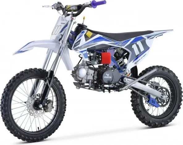 Leramotors Shark 125ccm 4T 17/14 - pitbike, modrá