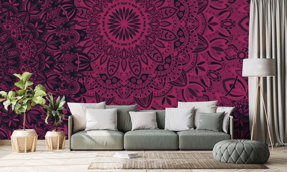 Samolepící tapeta stylová Mandala - 225x150 cm