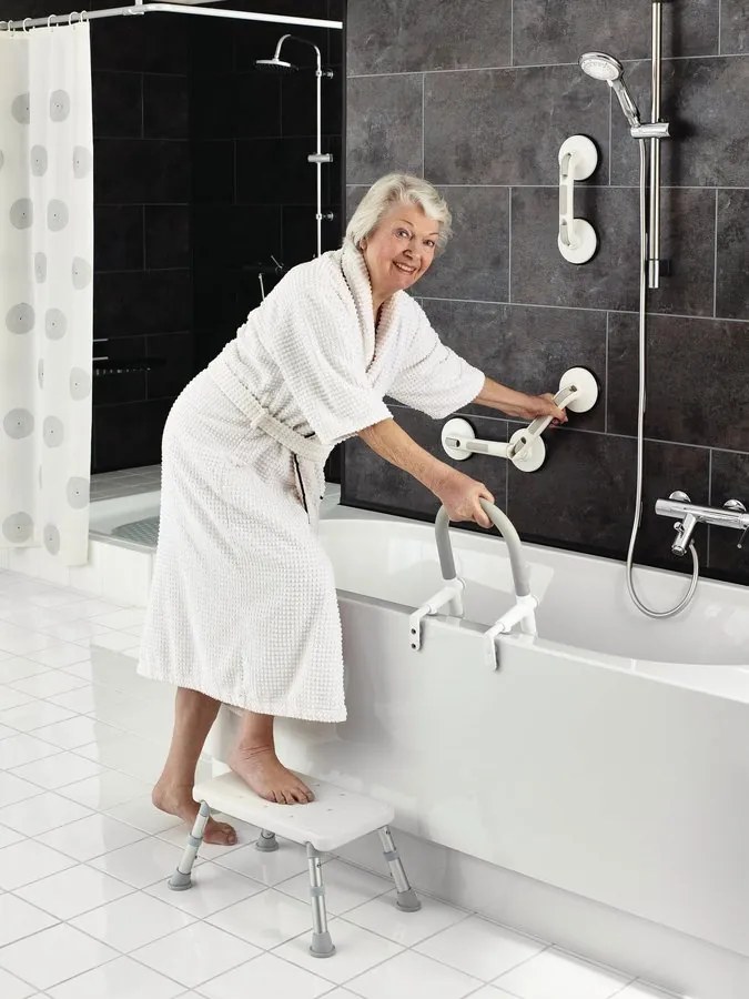 Ridder Ridder, HANDICAP odnímatelné madlo s nastavitelným úhlem, bílá, A0256001