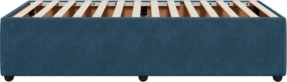 Rám postele modrý 90 x 190 cm samet 3284980
