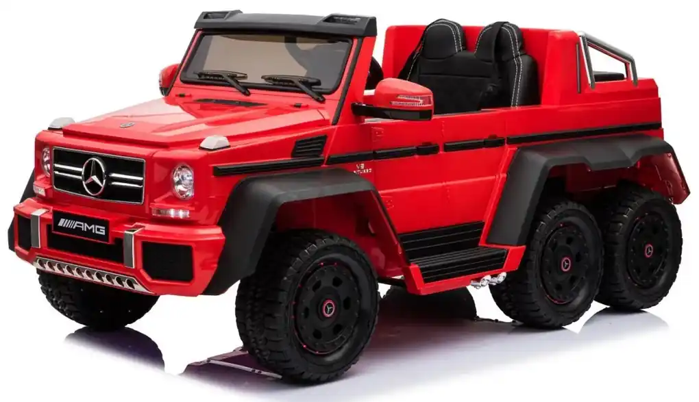 Mamido Elektrické autíčko Mercedes-Benz G63 6x6 motor 6x45W 110kg červené |  BIANO
