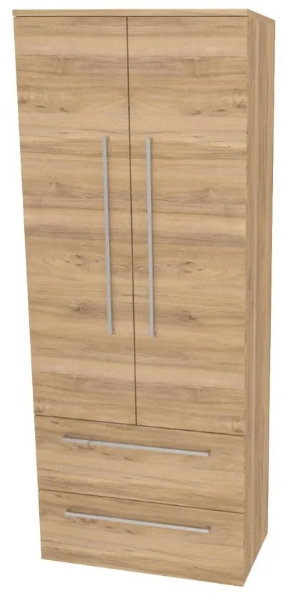 Mereo Mereo, Bino, koupelnová skříňka vysoká 163 cm, dvojitá, Multidecor, CN699OPP2