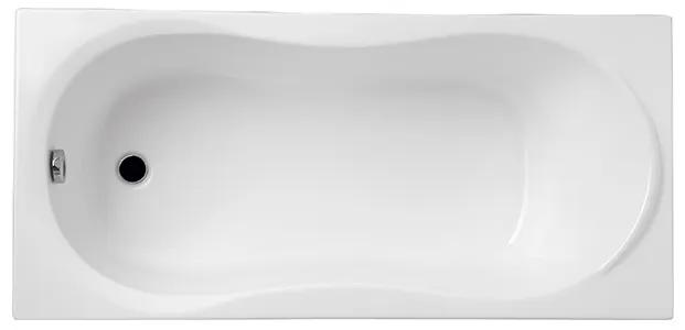 Polimat Akrylátová obdélníková vana Gracja 120x75 (140x70, 150x70, 160x70, 170x70, 170x75, 180x80) Barva: Bílá, Rozměry (cm): 150x70