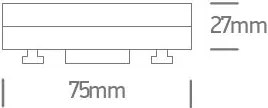 LED žárovka GX53, 7W, 500lm, 3000K náhrada za 45W
