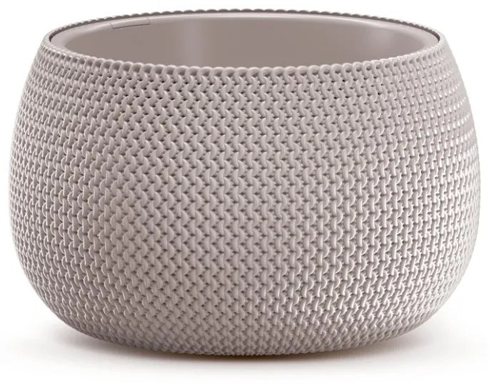 PROSPERPLAST Květináč - SPLOFY BOWL Průměr: 23,9 cm, Barva: broskvová