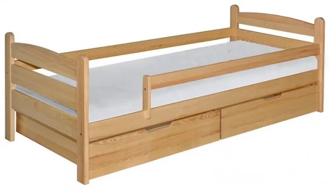 Dětská postel z MASIVU 200x90cm SE ŠUPLÍKY - MARY