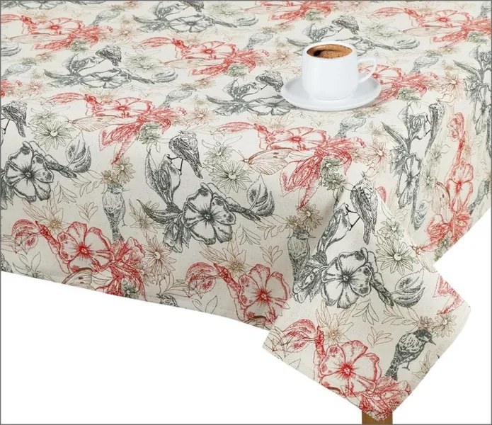 Bellatex Ubrus Dana 120x140 cm Ptáček rozměr 100x100 cm