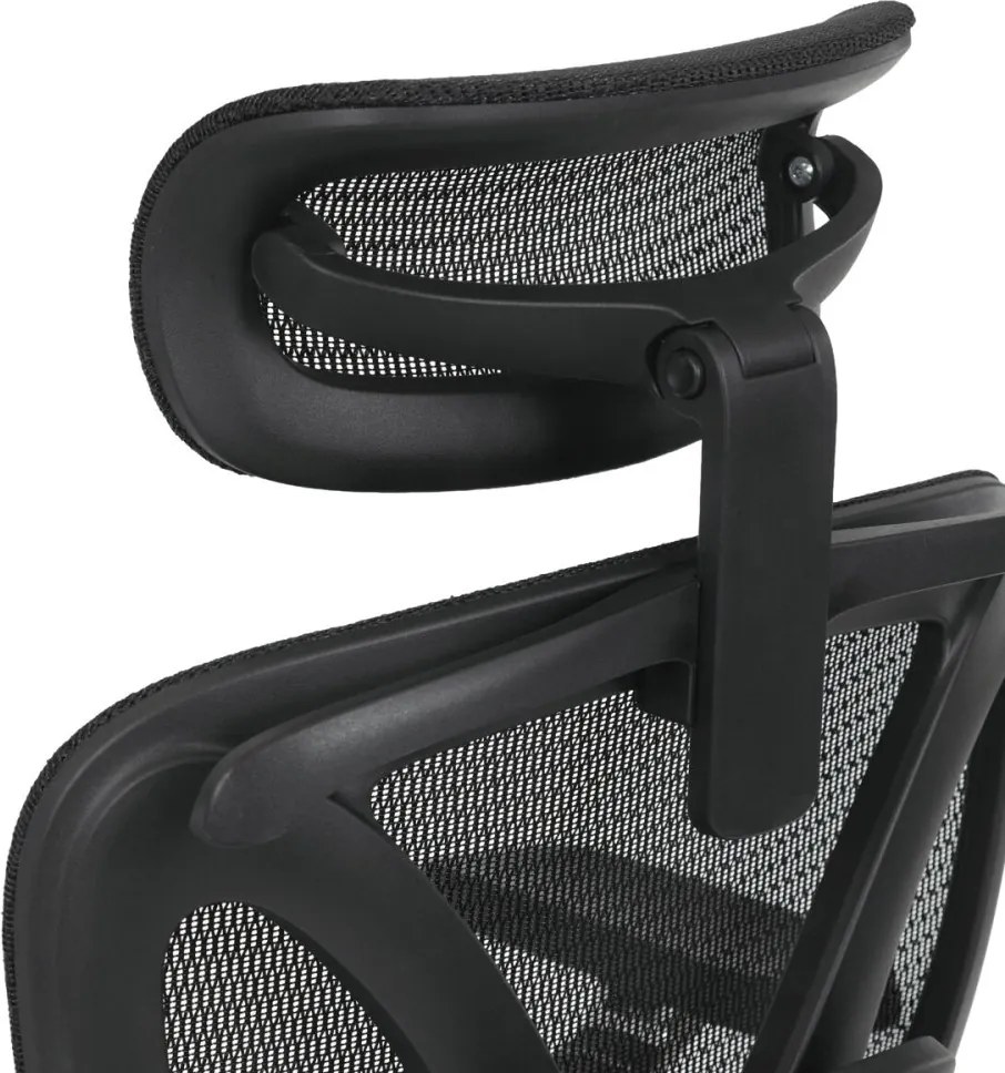 Kancelářská židle, synchronní mechanismus, černá síťovina, KA-B2361 BK – Barva (vyberte): černá (78 x 68) cm Šedá
