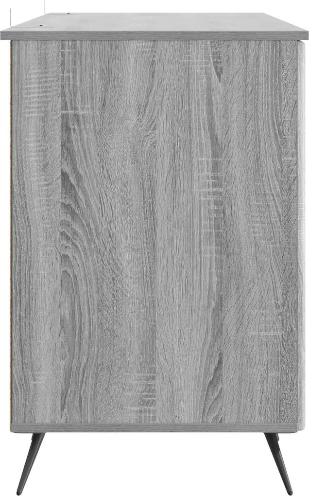 Stůl Šedá sonoma 142,5 x 50 x 75 cm Kompozitní dřevo 3414636