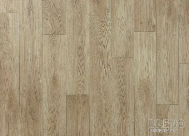 Breno PVC SILVERTEX Pin Oak 166M – hnědé dřevo, šíře 200 cm