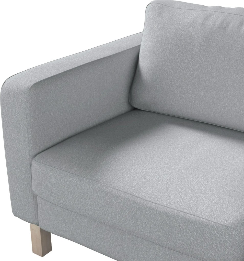 Potah na pohovku IKEA Karlstad 2-místná, nerozkládací, krátký barva šedá látka pletený vzor