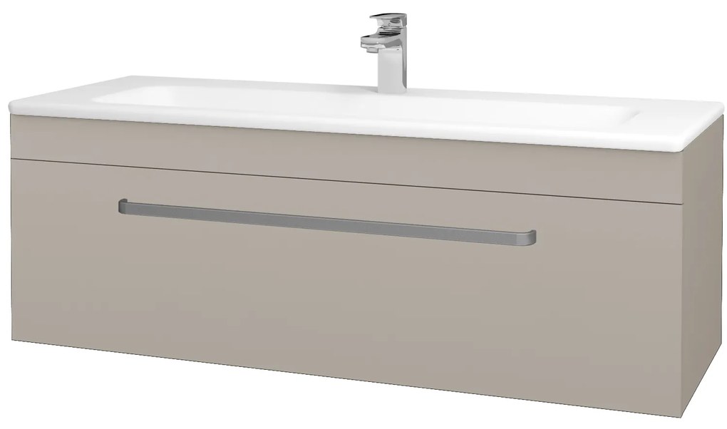 Dřevojas Koupelnová skříň ASTON SZZ 120 Varianta: N01 Bílá lesk / Úchytka T03 / D17 Colorado
