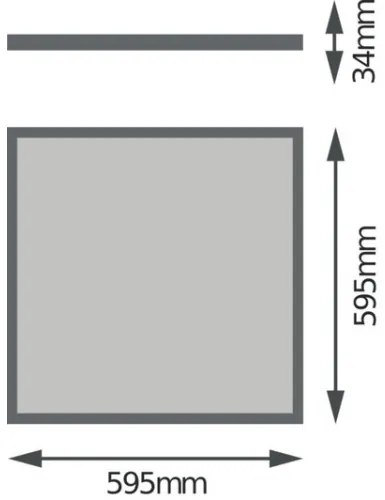 LED panel LEDVANCE 4in1 600x600mm 32W/4000K neutrální bílá