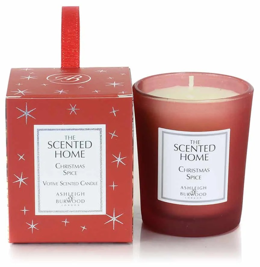 Vánoční vonná svíčka THE SCENTED HOME - CHRISTMAS SPICE (vánoční koření), 70 g