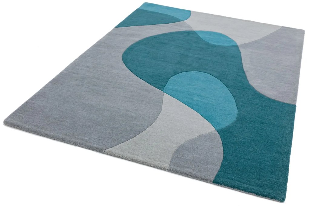 Modrý koberec Blondie Arc Teal Rozměry: 120x170 cm