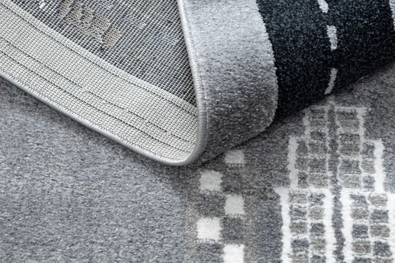 Dywany Łuszczów, Dětský kusový koberec Fun Track grey, 80x150, šedá, dětský pokoj