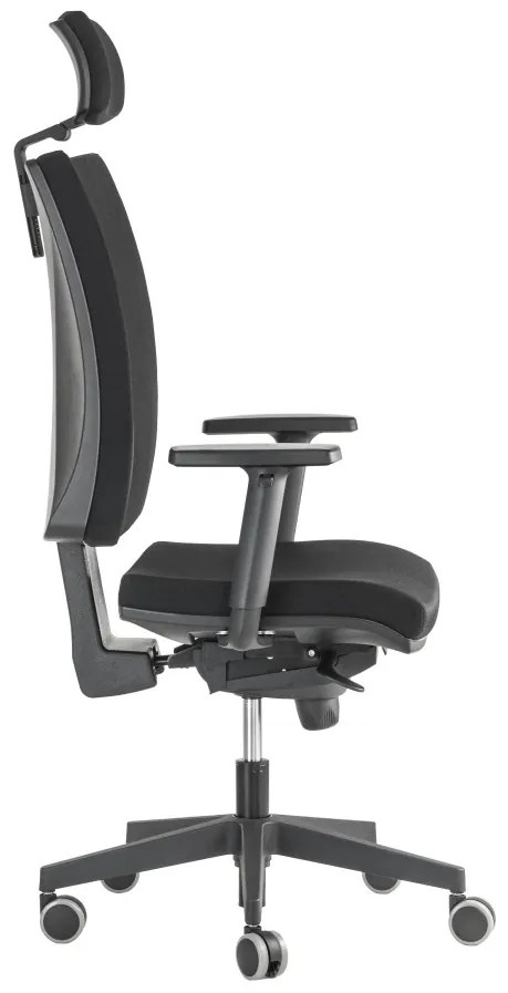 ALBA Ergonomická kancelářská židle ZERAFINE - černá látka