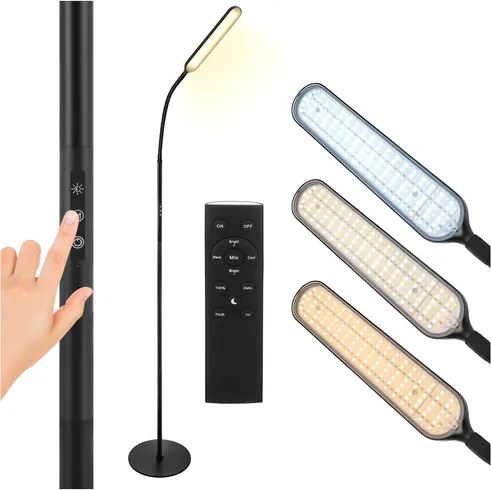 LED stojací lampa 180cm Izoxis 26885