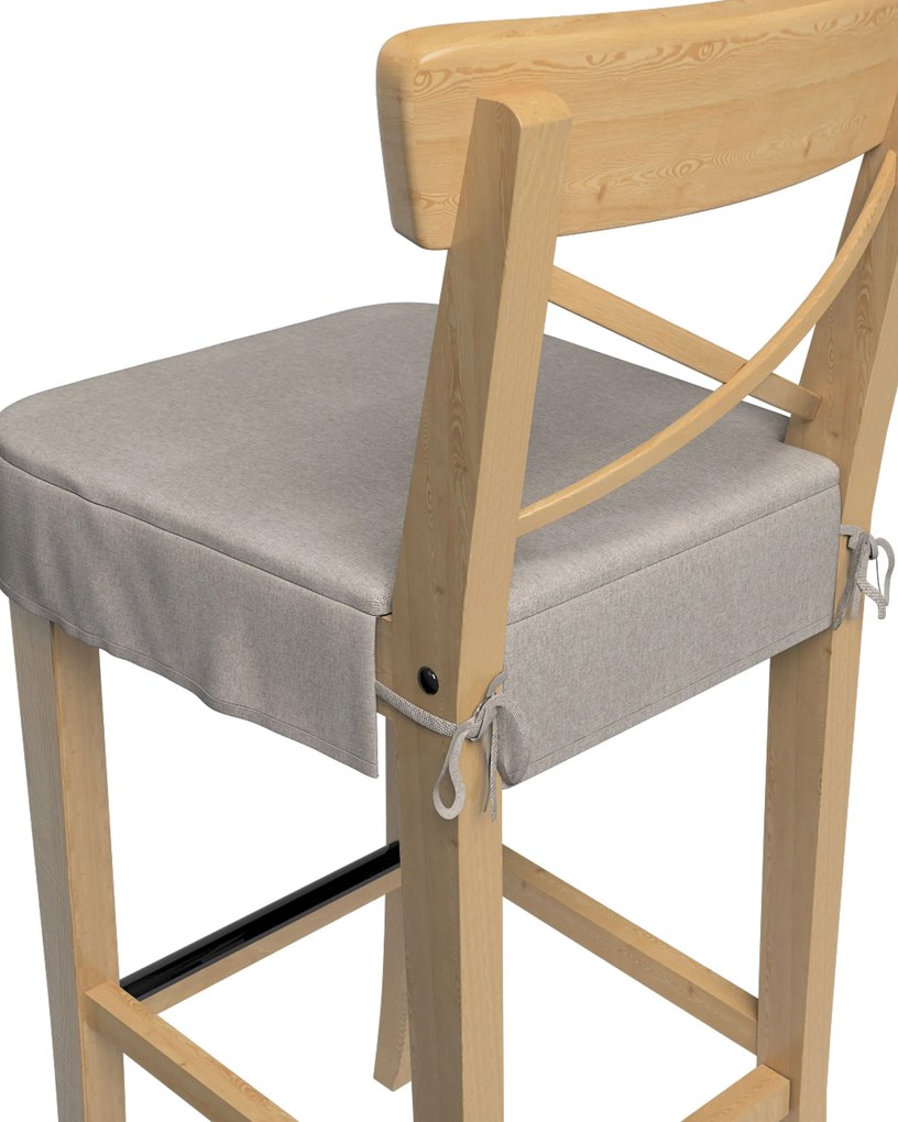 Sedák na židli IKEA Ingolf - barová barva béžová látka pletený vzor