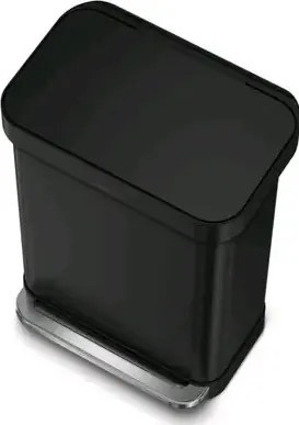 Simplehuman Pedálový odpadkový koš 55 l černá