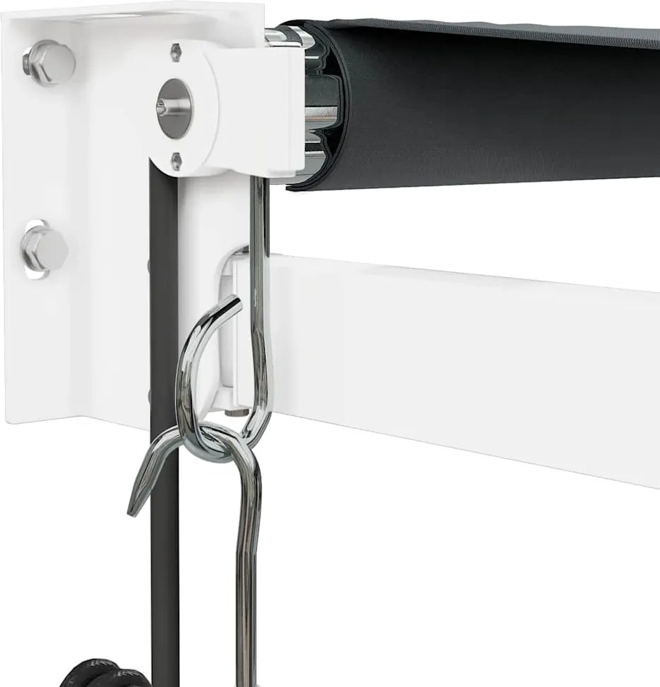 Automatická zatahovací markýza antracitová 3 x 2,5 m 3154486