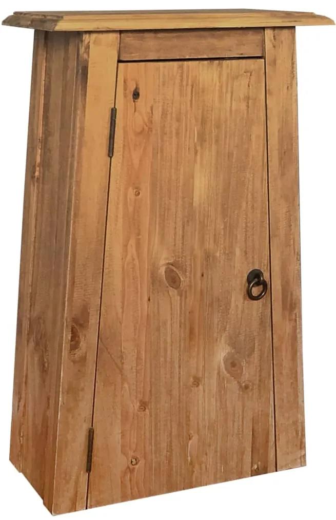 246039 vidaXL Koupelnová nástěnná skříňka recyklované borové dřevo 42x23x70