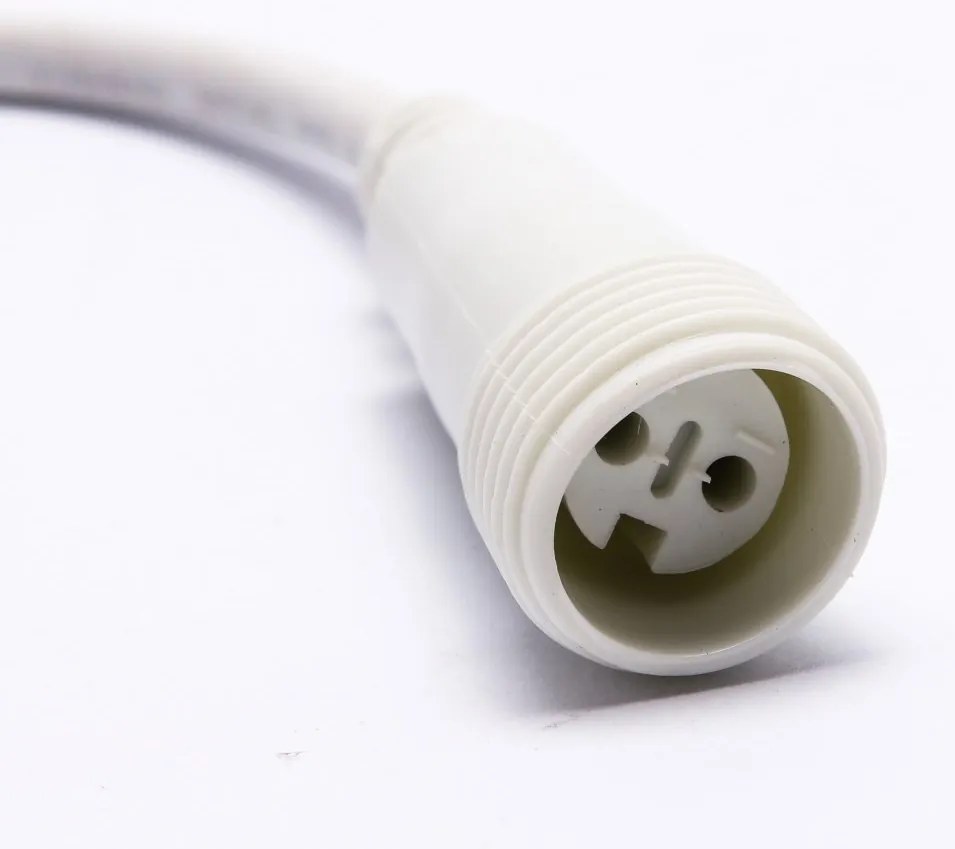 Easy Fix světelná girlanda, venkovní, 10 m pro 10 žárovek E27, bílý kabel, IP67, prodlužovací, bez žárovek