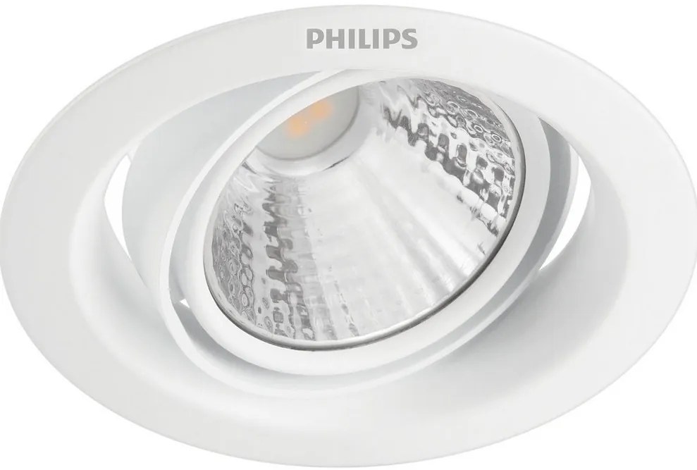 Philips 59554 led zápustné bodové svítidlo pomeron 3w | 210lm | 4000k - funkce sceneswitch
