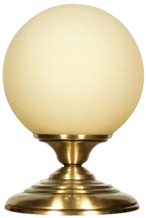 Mosazná stolní lampička 592 Lotos (Braun)