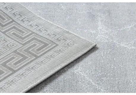 Dywany Luszczow Kusový koberec, Běhoun GLOSS moderni 2813 27 rám, šedá Rozměr koberce: 80 x 200 cm