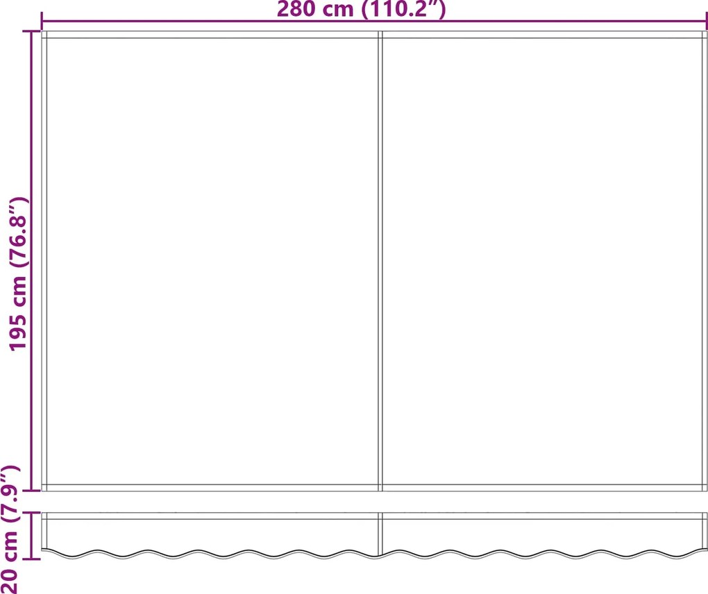 vidaXL Stahovací markýza Světle šedá 300 x 250 x 165 cm [3330087]