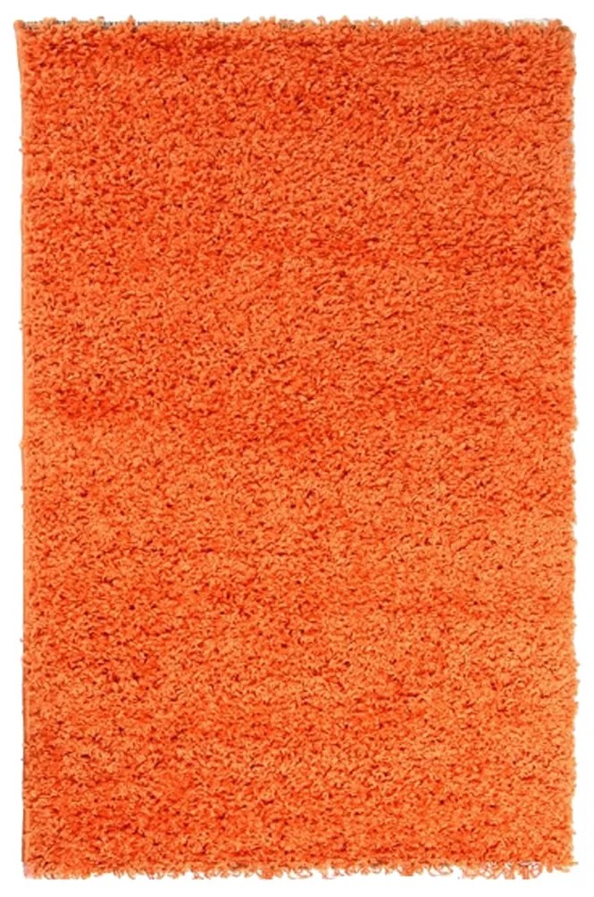 Chlupatý kusový koberec Life Shaggy 1500 oranžový Typ: 140x200 cm