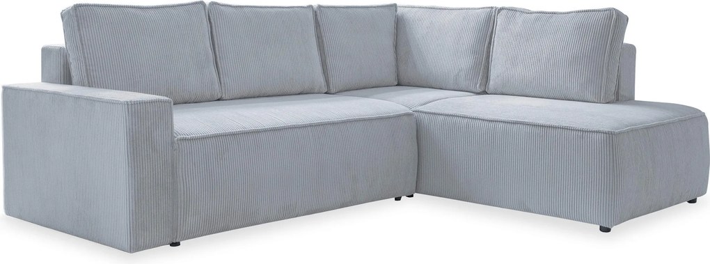 XXXLutz ROHOVÁ SEDAČKA, textil, světle šedá MID.YOU - Sedací soupravy - 001454005504