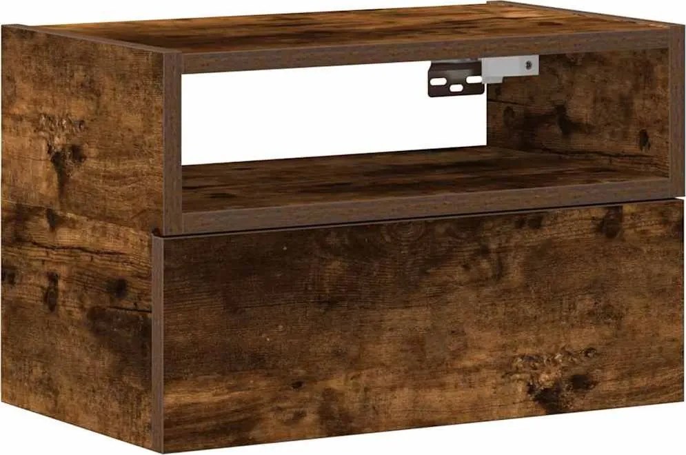 vidaXL Nástěnný noční stolek 45x26x28,5 cm [858598] Barva: dub artisan