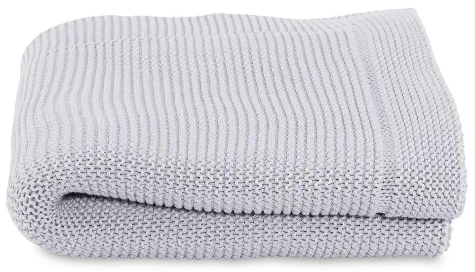 Chicco Deka pletená Tricot Blanket 70 x 90 cm Light Grey