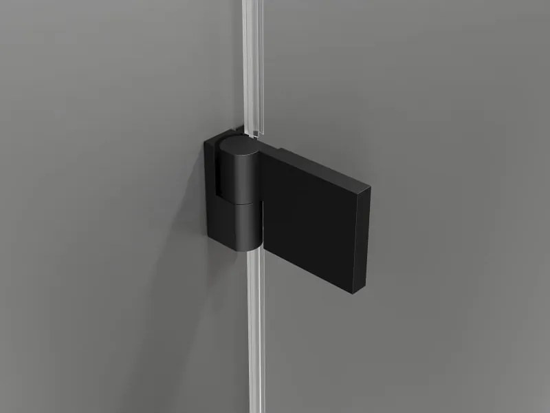 Mexen Lunar-B sprchové dveře otočné pravé 60 cm, transparentní, černé - 832-060-000-70-00-P